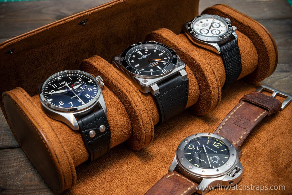 Watch rolls and pockets for watch organizing – finwatchstraps
