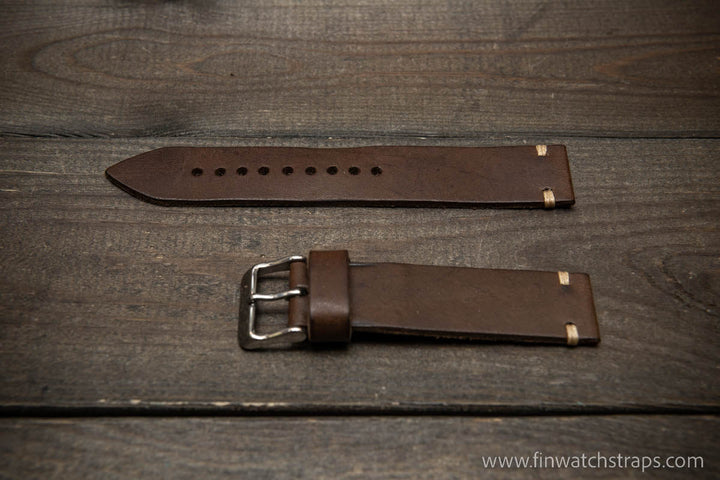 Leather Watch Band, Badalassi Carlo Minerva watch strap. Handmade in ...